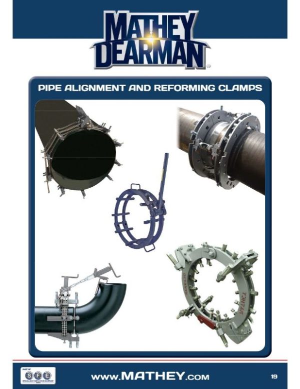 Pipe Alignment & Reforming Clamps - Field Machine Tools